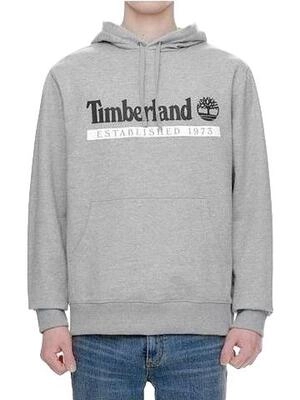 Timberland Logo Hoodie - Grey/white/black