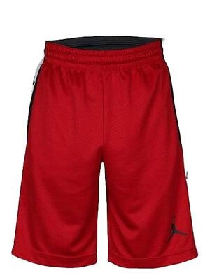 JORDAN Air Rise Graphic Dri-fit Shorts - Red/black