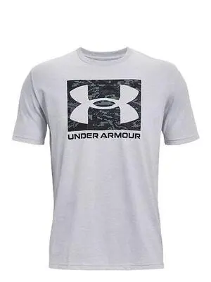 Under Armour Abc Camo Boxed Logo Short Sleeve T-shirt - Light Grey
