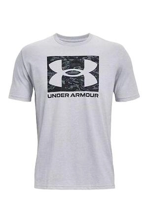 Under Armour Abc Camo Boxed Logo Short Sleeve T-shirt - Light Grey