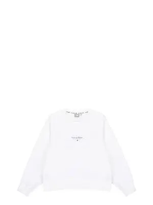 NEW BALANCE Alphabet Print Crewneck Sweatshirt - White