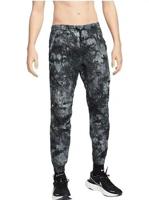 Nike Men's Nike Packable Full Print Logo Plaid Casual Bundle Feet Sports Pants/trousers/joggers Black Multi-color