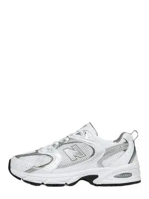 NEW BALANCE 530 Silver Athletic Sneakers - White