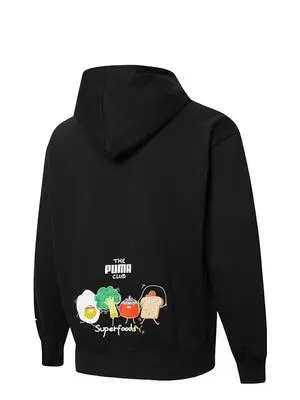PUMA Club Graphic Full Zip Jacket - Black