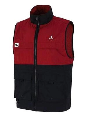 JORDAN Casual Splicing Vest - Black