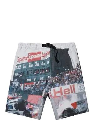 Supreme Grand Prix Print Shorts - Multi-color