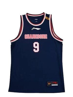 LI-NING Cba Guangdong Yi Jianlian Basketball Jersey - Navy/white/red