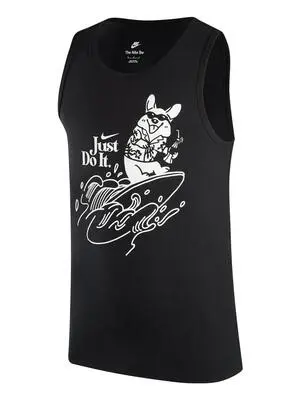 Nike Graphic Print Tank Top - Black