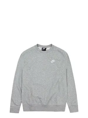 Nike Club Crewneck Long Sleeve Shirt - Grey
