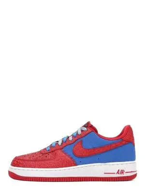 Nike Force 1 Low Top Sneakers - Red/blue