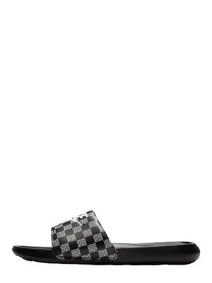 Nike Victori One Printed Slide 'just Do It Checker - Black
