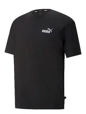 PUMA Ess+ Relaxed Tee Logo T-shirt - Black