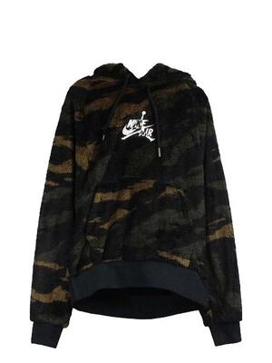 JORDAN Air Wings Plush Pullover - Black