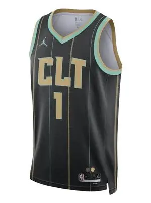JORDAN Nba Lamelo Ball Charlotte Hornets 2022/23 City Edition Swingman Jersey - Black