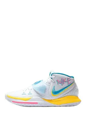 Nike Kyrie 6 "neon Graffiti" Sneakers - White/blue
