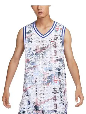 Nike Dna Dri-fit Basketball Jersey - White/red