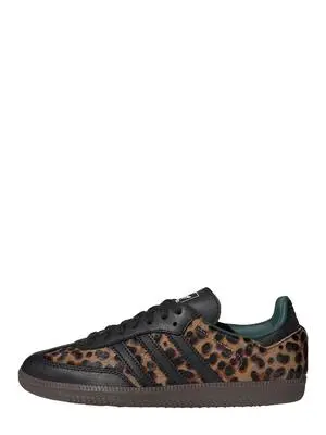 Adidas Samba Og "core Black Leopard - Core Black/collegiate Green/cream White