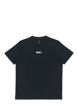 PUMA Round Neck Sports Short Sleeve - Black