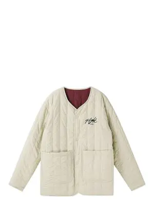 JORDAN Flight Heritage Liner Reversible Jacket - Beige/burgundy