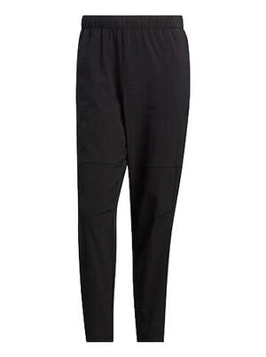 Adidas Solid Color Casual Woven Sports Pants/trousers/joggers Autumn Black - Multi-color