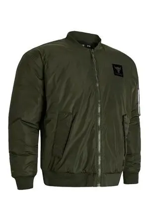 Under Armour Project Rock Bomber Jacket - Green