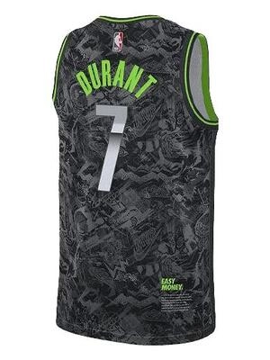 Nike Brooklyn Nets Kevin Durant "7" Jersey - Blackgray