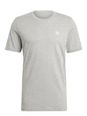 Adidas Originals Adicolor Essentials Solid Color Casual Round Neck Short Sleeve Gray T-shirt - Default Color