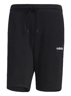 Adidas Neo Casual Sports Shorts With Elasticated Waistband - Black