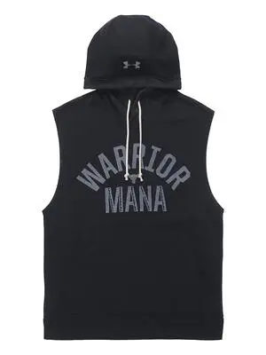 Under Armour Project Rock Sleeveless Hooded Top - Black