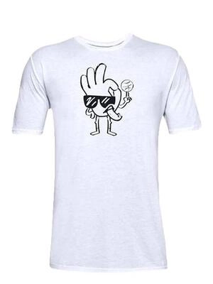 Under Armour Sc30 Freehand Eddy Basketball Sports Short Sleeve - White