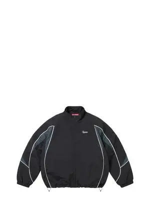 Supreme Fw25 Contrast Piping Track Jacket - Black