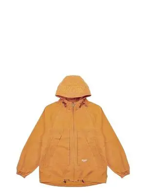 PALACE Fw22 Washed Cotton Hooded Jacket - Orange