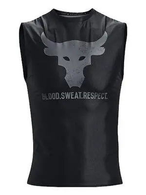 Under Armour Project Rock Iso-chill Sleeveless Top - Black