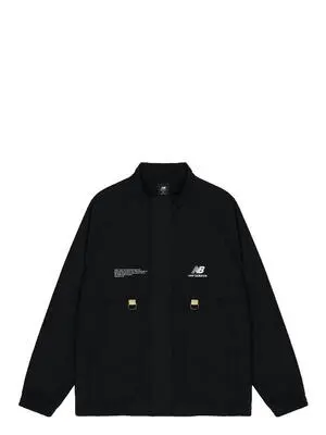 NEW BALANCE Alphabet Pattern Jacket - Black