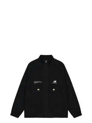 NEW BALANCE Alphabet Pattern Jacket - Black