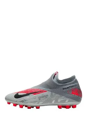 Nike Phantom Vision 2 Academy Df Ag Athletic Cleats - Grey/red