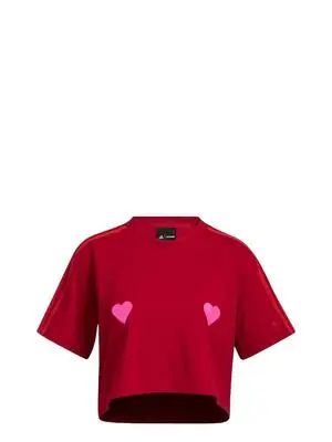 Adidas X Ivy Park Crop T-shirt - Red