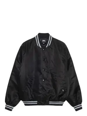 StÜssy Sequined Dice Bomber Jacket - Black