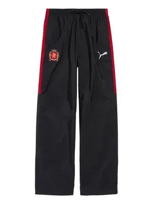 Balenciaga X Puma Large Tracksuit Pants 'black Red - Black/red