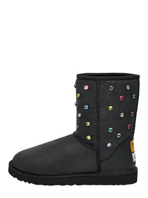 UGG X Gallery Dept. Embellished Classic Short Boot - Black