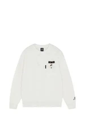 NEW BALANCE New Balance Logo Sweatshirt White/black