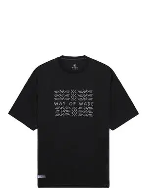 LI-NING Way Of Wade Graphic Loose Fit T-shirt 'black Grey - Black/grey