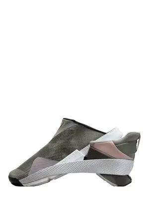 Nike Go Flyease Athletic Sneakers - Green/pink/white