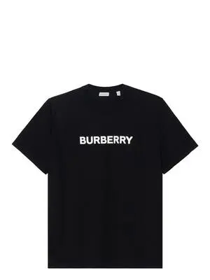 Burberry Cotton Logo T-shirt - Black