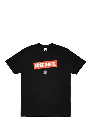 Nike Just Do It. X Dover Street Market T-shirt 'black Red - Black/red
