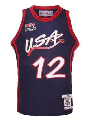Mitchell & Ness Team Usa 1996-97 John Stockton 12 Jersey - Navy