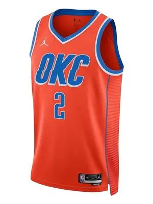 JORDAN X Nba Oklahoma City Thunder Statement Edition Swingman Jersey 'shai Gilgeous-alexander 2 - Orange/blue