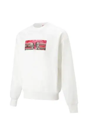 LI-NING Valentine's Day Graphic Sweatshirt - White/multi-color