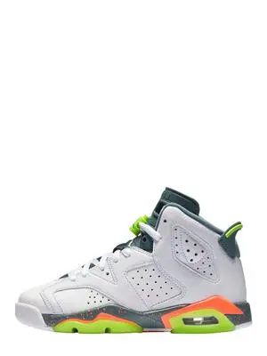 JORDAN 6 Retro Sneakers - White/ghost Green-hasta-brght Mng