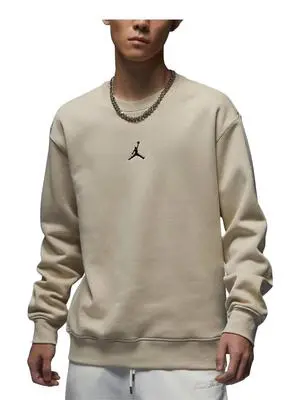 JORDAN Essentials Logo Sweatshirt 'sand - Sand/black
